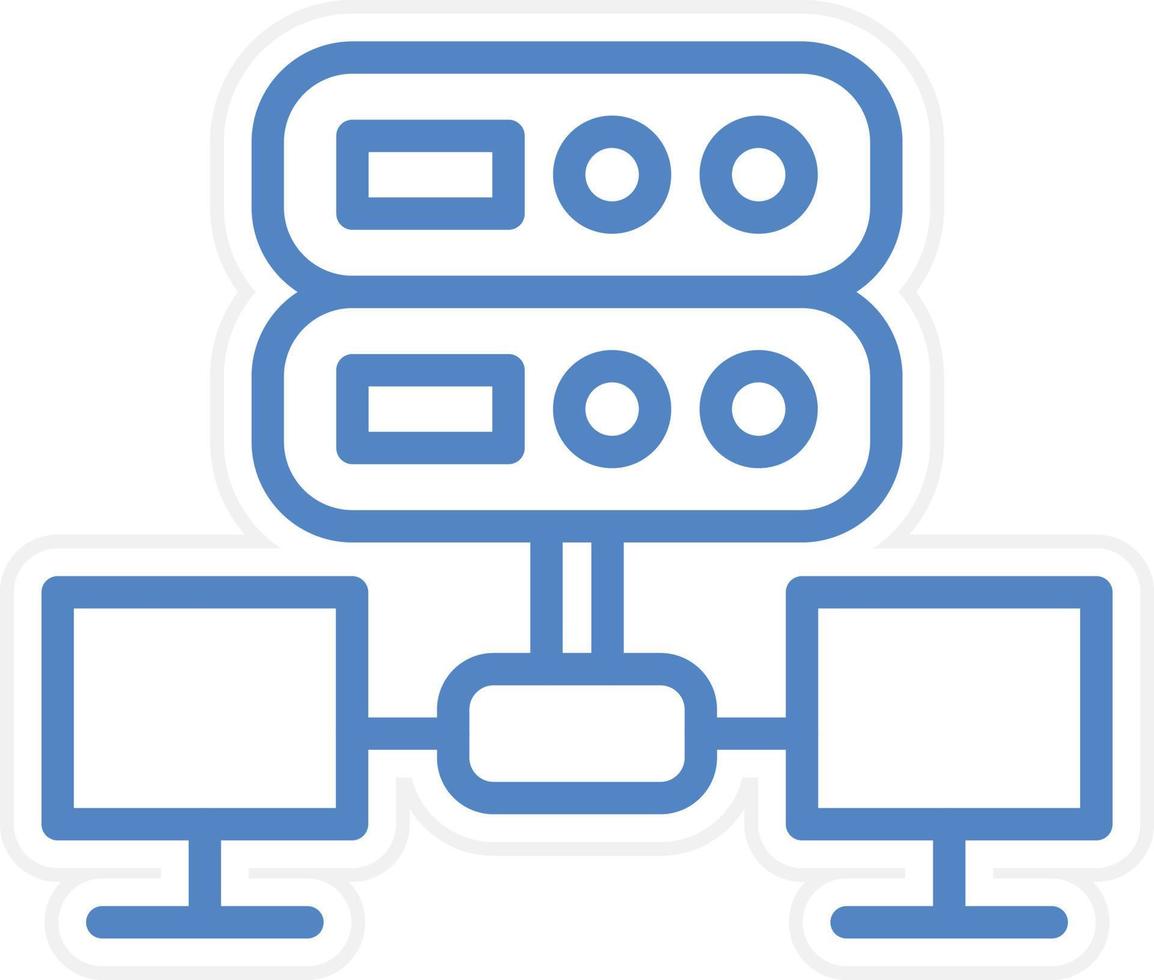 Server Vector Icon Style 22737714 Vector Art at Vecteezy