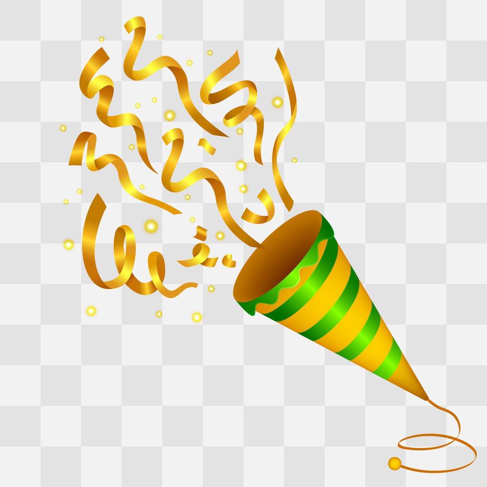 Exploding Colorful Confetti Popper, Vector Illustration 22738555 Vector ... Exploding Colorful Confetti Popper, Vector Illustration 22738555 Vector ...