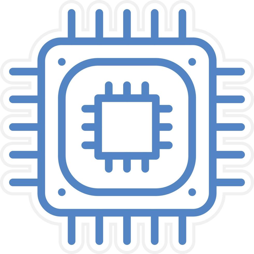 CPU Processor Vector Icon Style 22738716 Vector Art at Vecteezy