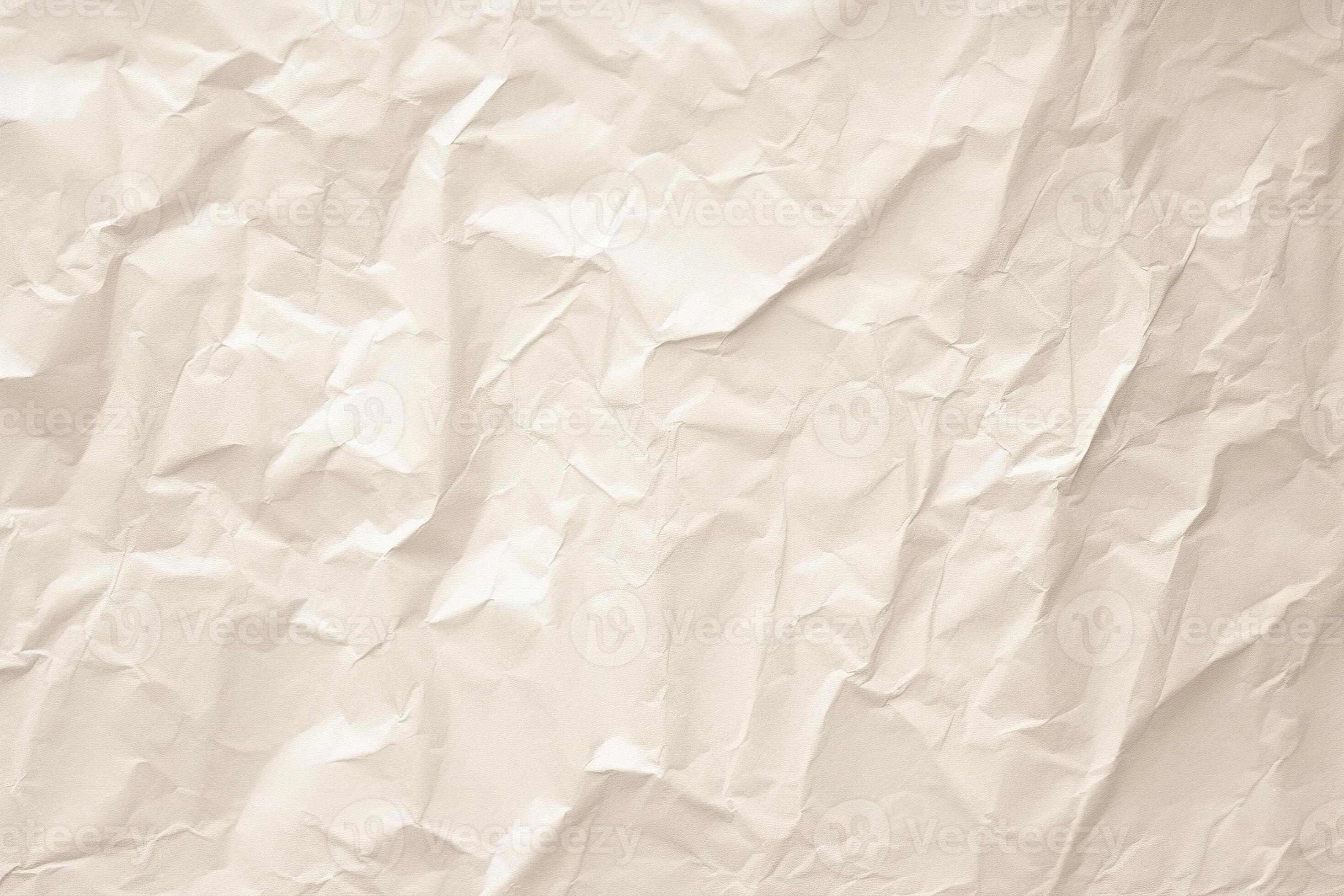 Design space beige crumpled paper textured background. AI Generated ...