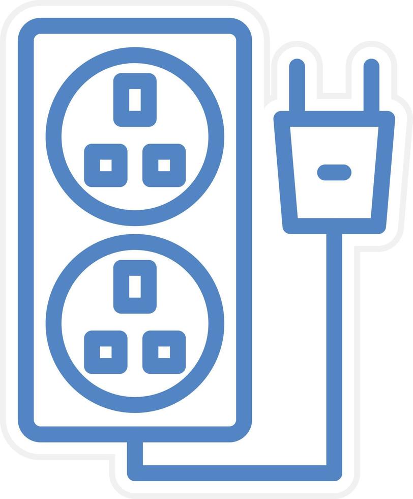 Power Socket Vector Icon Style 22744813 Vector Art At Vecteezy