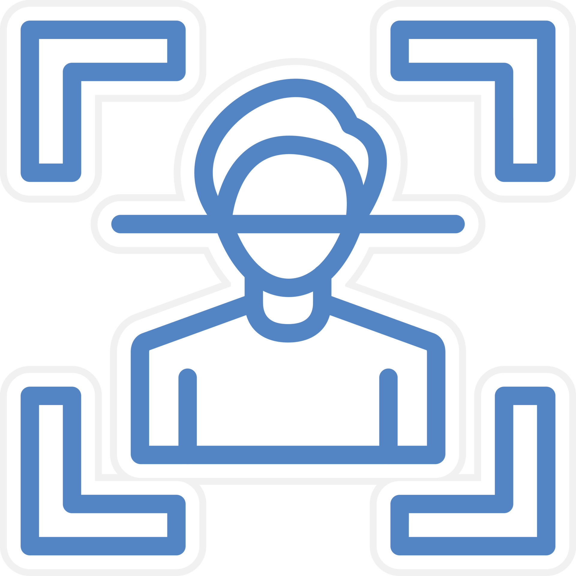 Facial Recognition Vector Icon Style 22747246 Vector Art At Vecteezy