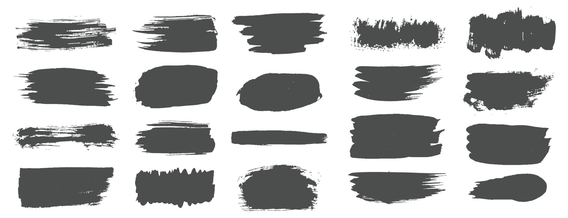 Grey Color Brush Stroke Big Collection Vector File 22750846 Vector Art At Vecteezy