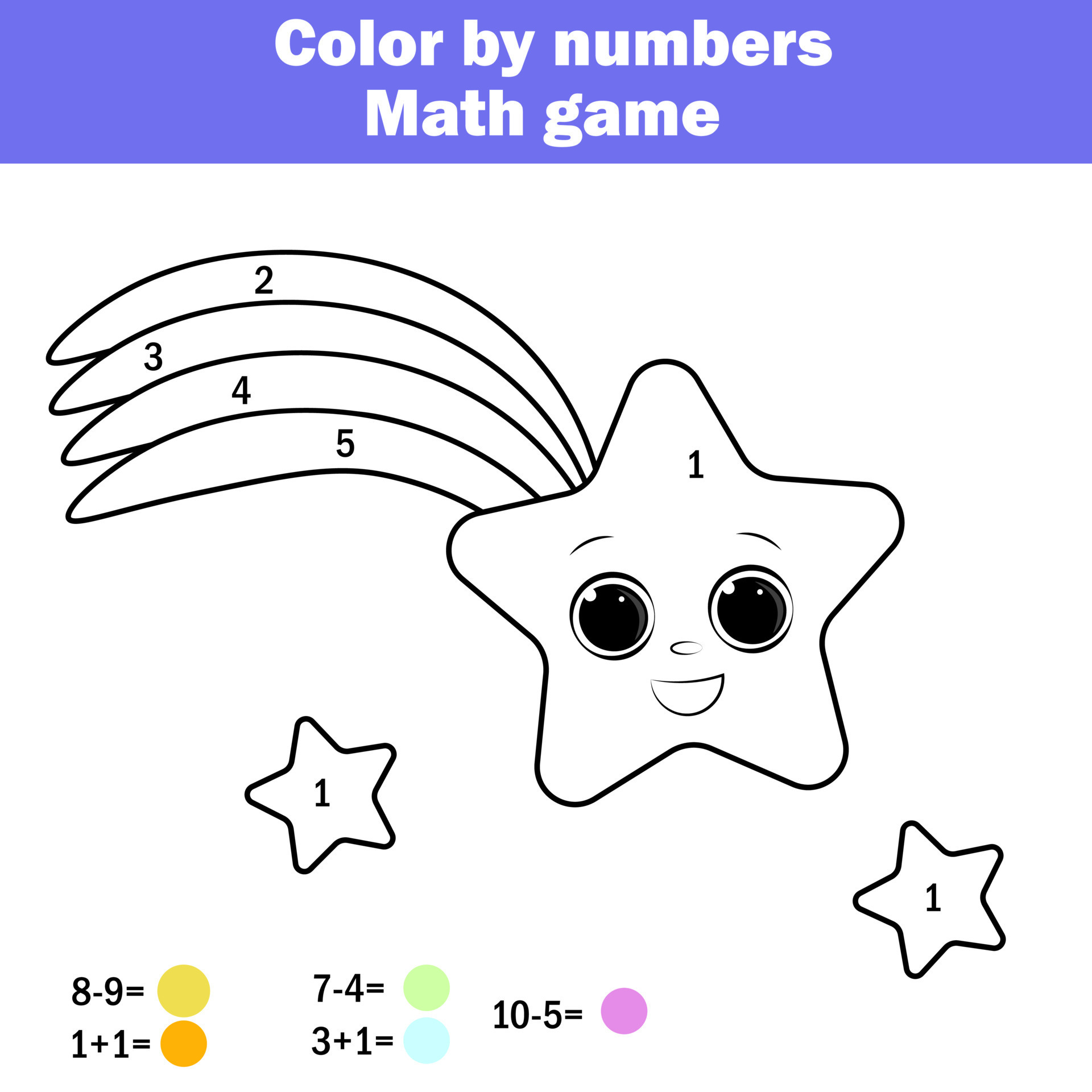 Maths Pictures To Colour