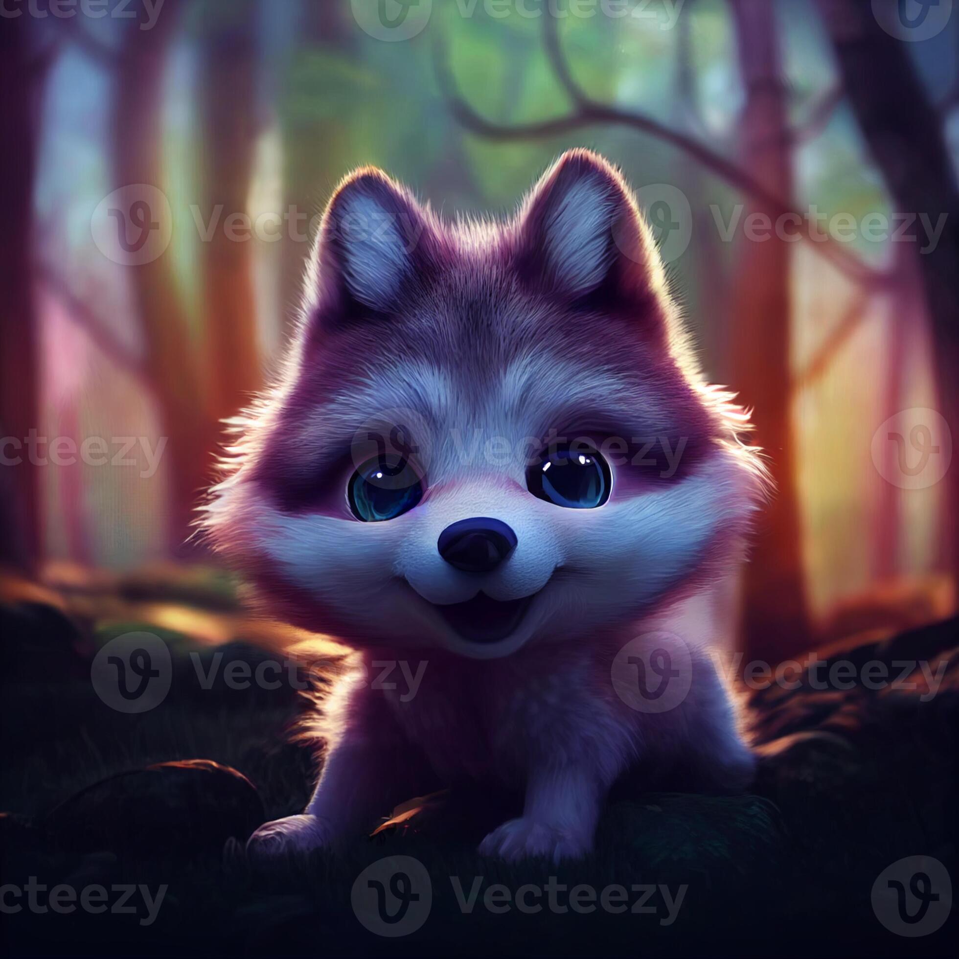 Cute Baby Wolf Wallpaper