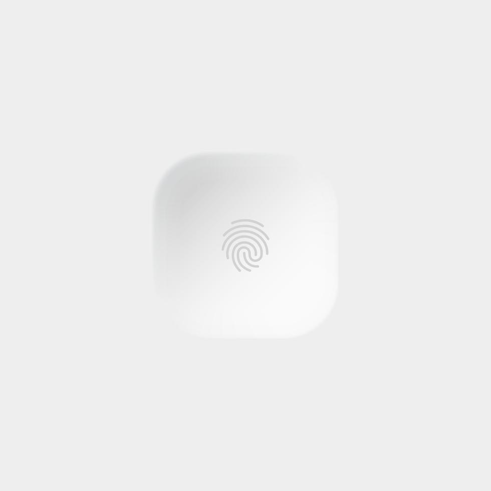 Neumorphism Style Uiux User Interface Button Vector Illustration