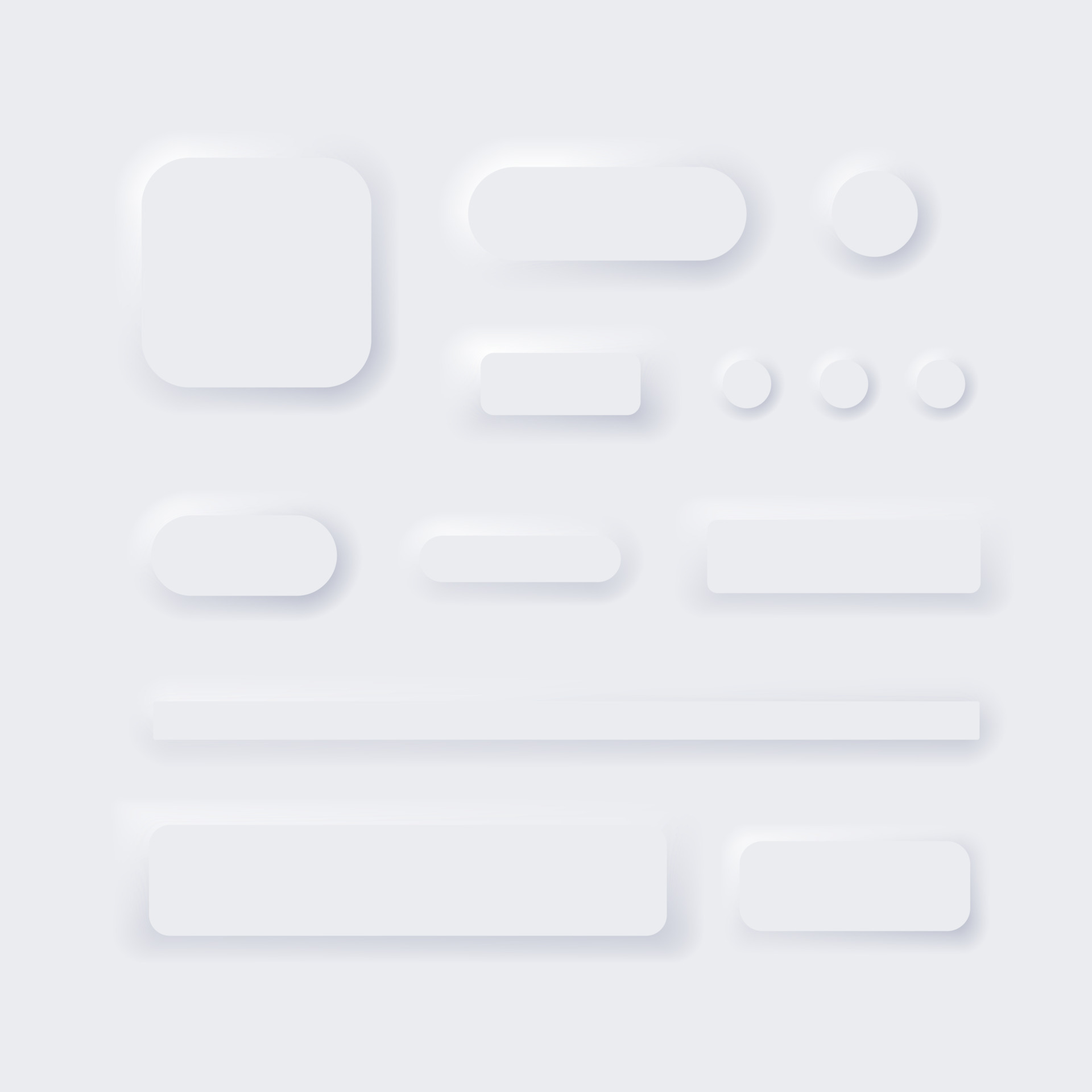 neumorphism style. UI.UX user interface button. Vector illustration. 22758777 Vector Art at Vecteezy