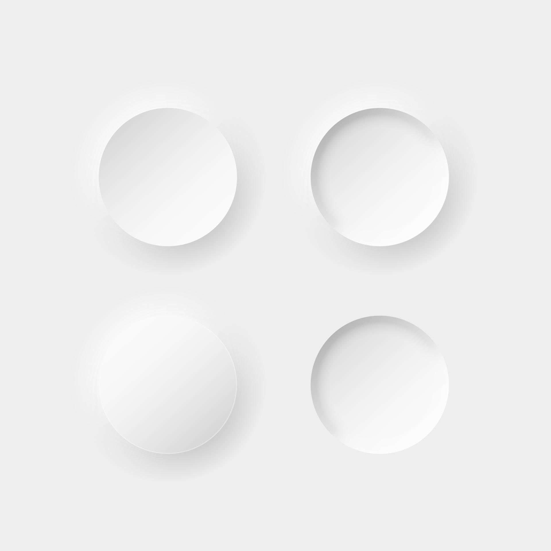 neumorphism style. UI.UX user interface button. Vector illustration. 22758783 Vector Art at Vecteezy