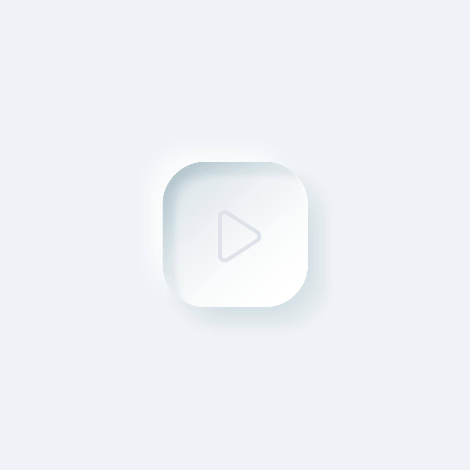 Neumorphism Style Uiux User Interface Button Vector Illustration