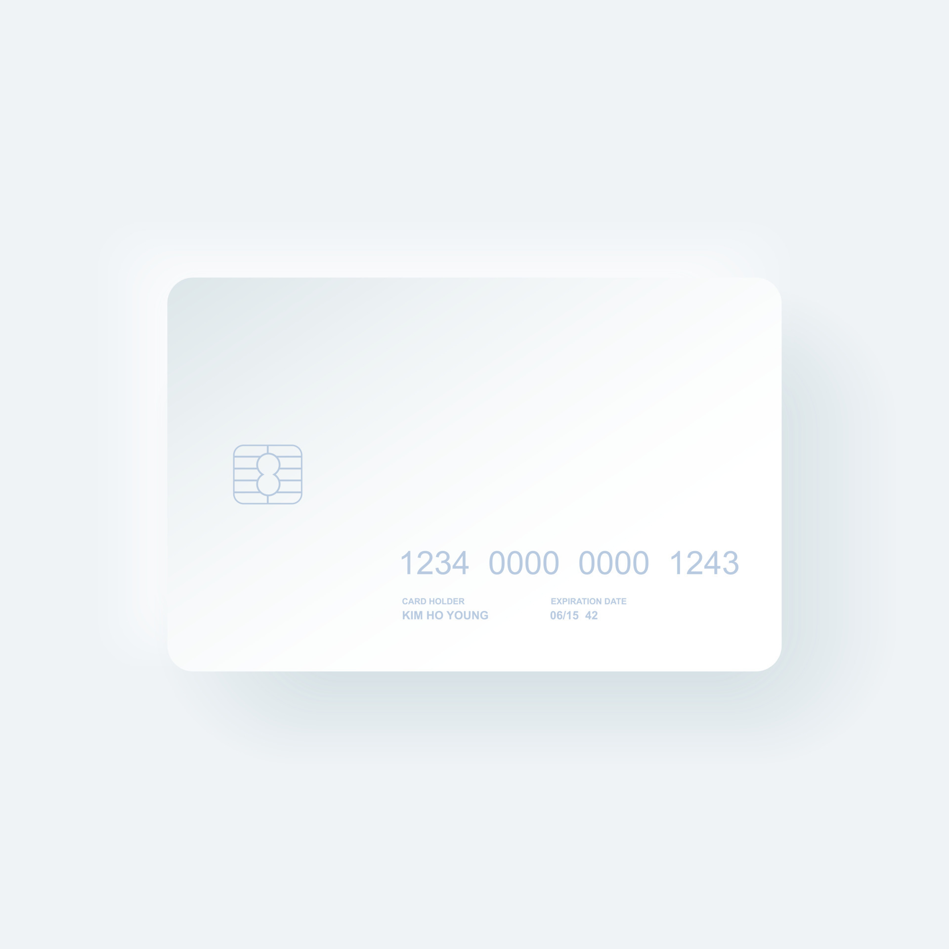 Neumorphism Style Uiux User Interface Button Vector Illustration