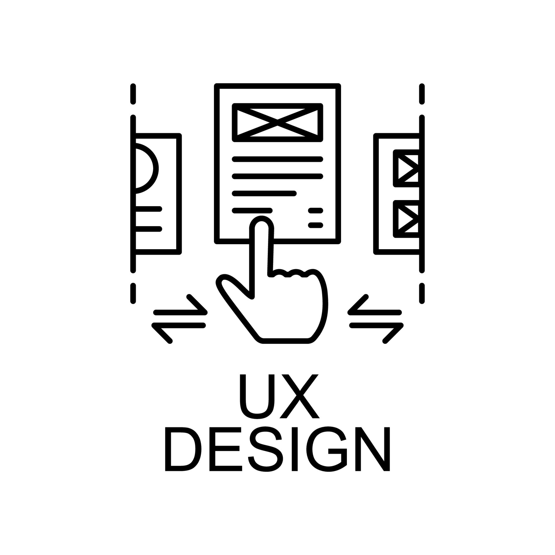 ux design vector icon 22762921 Vector Art at Vecteezy