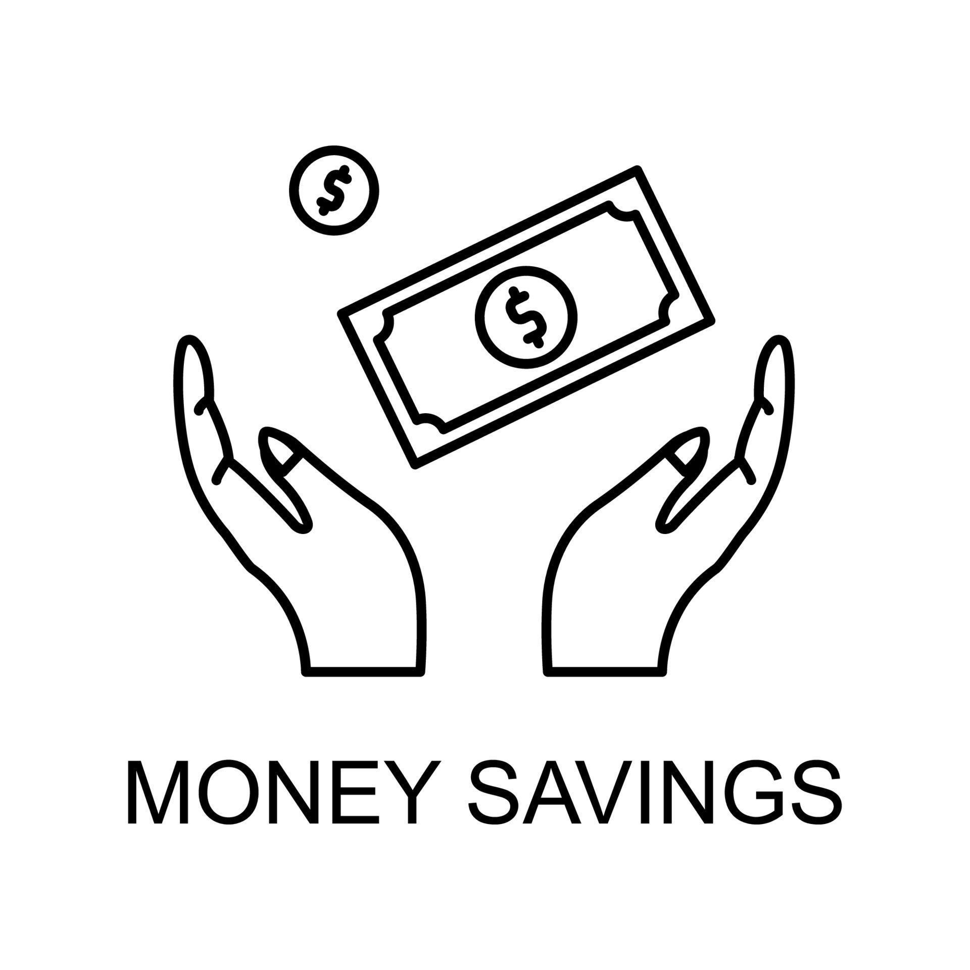 money savings vector icon 22762926 Vector Art at Vecteezy