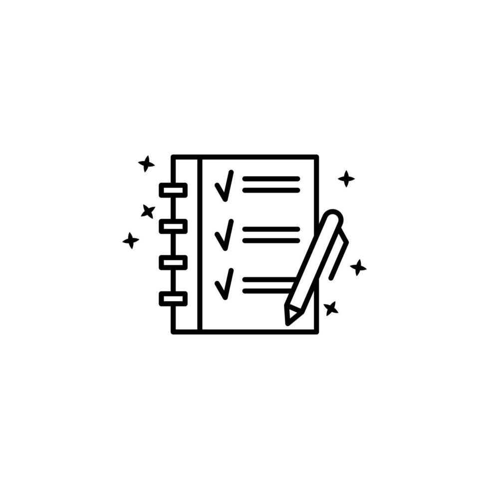 To Do list pen education vector icon 22764417 Vector Art at Vecteezy