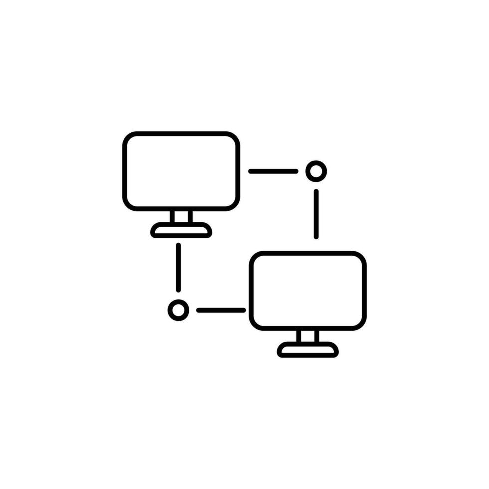 Network Communication Vector Icon 22766110 Vector Art At Vecteezy