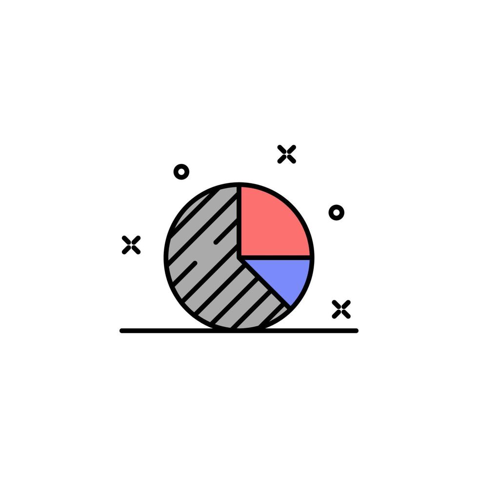 Diagram Pie Colored Vector Icon 22766422 Vector Art At Vecteezy