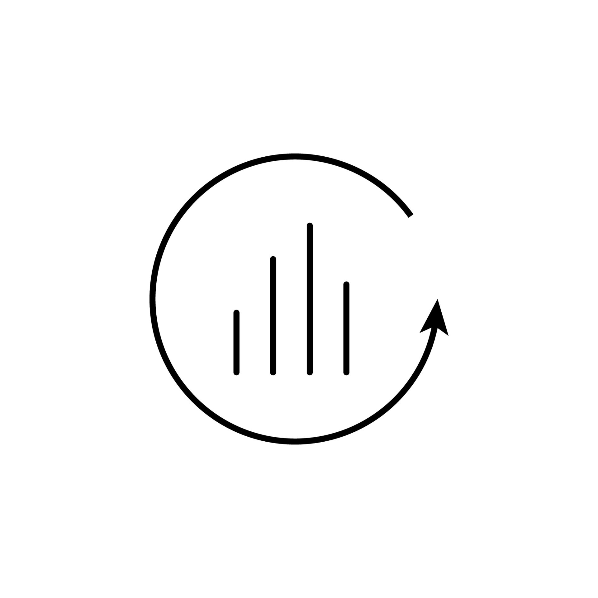 Annual Chart Report Line Vector Icon 22767105 Vector Art At Vecteezy