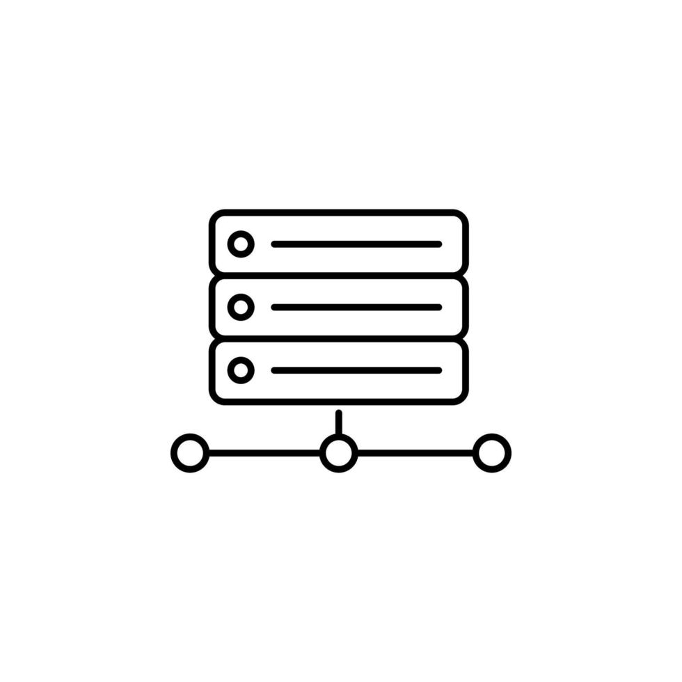 server vector icon 22768149 Vector Art at Vecteezy