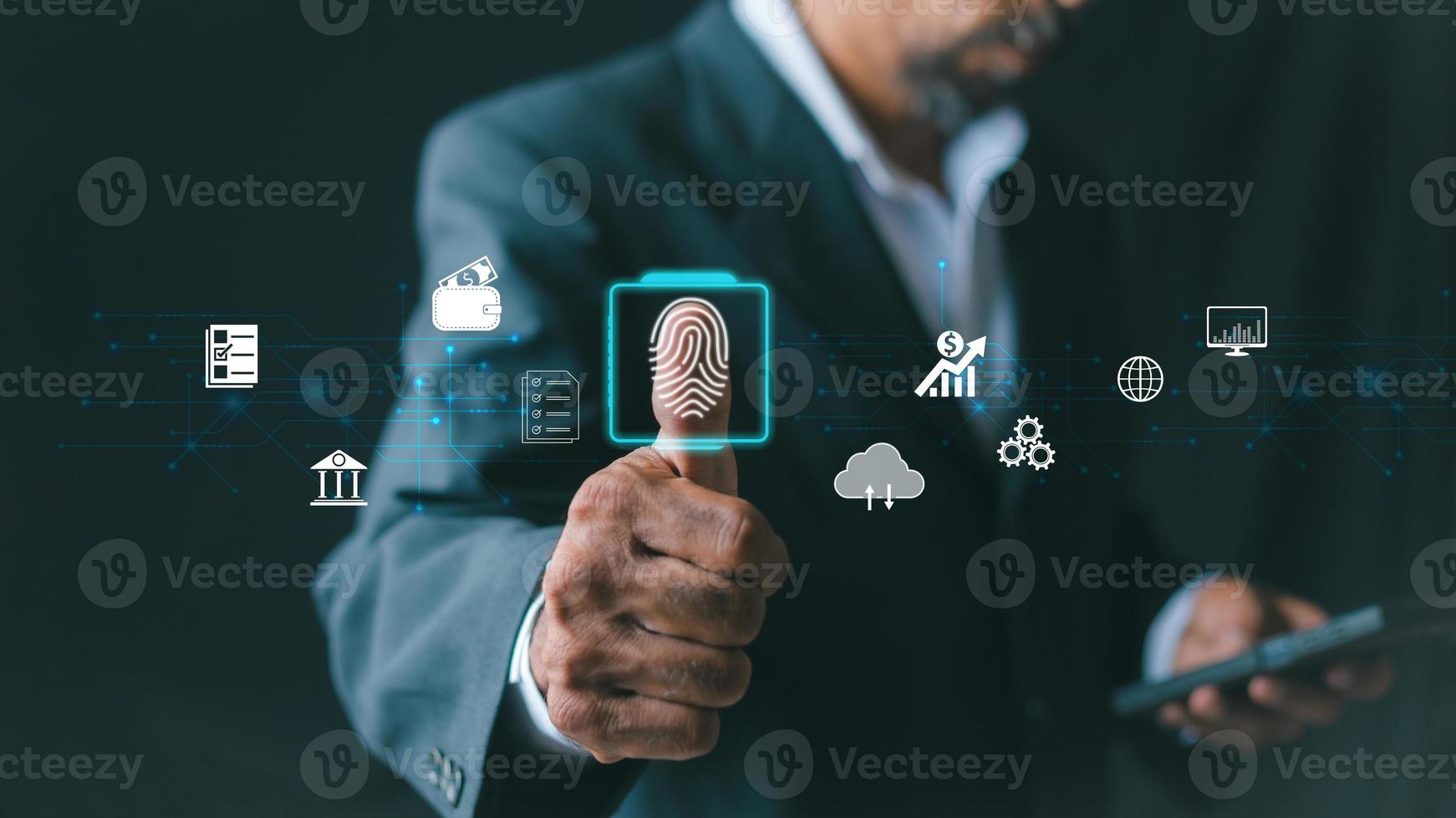 User authentication system with fingerprint scanning technology ...