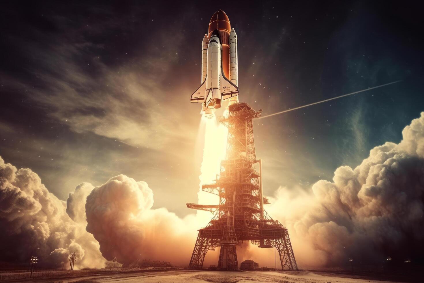 Space Wallpaper Rocket Launch Explosion With Fire Exploding