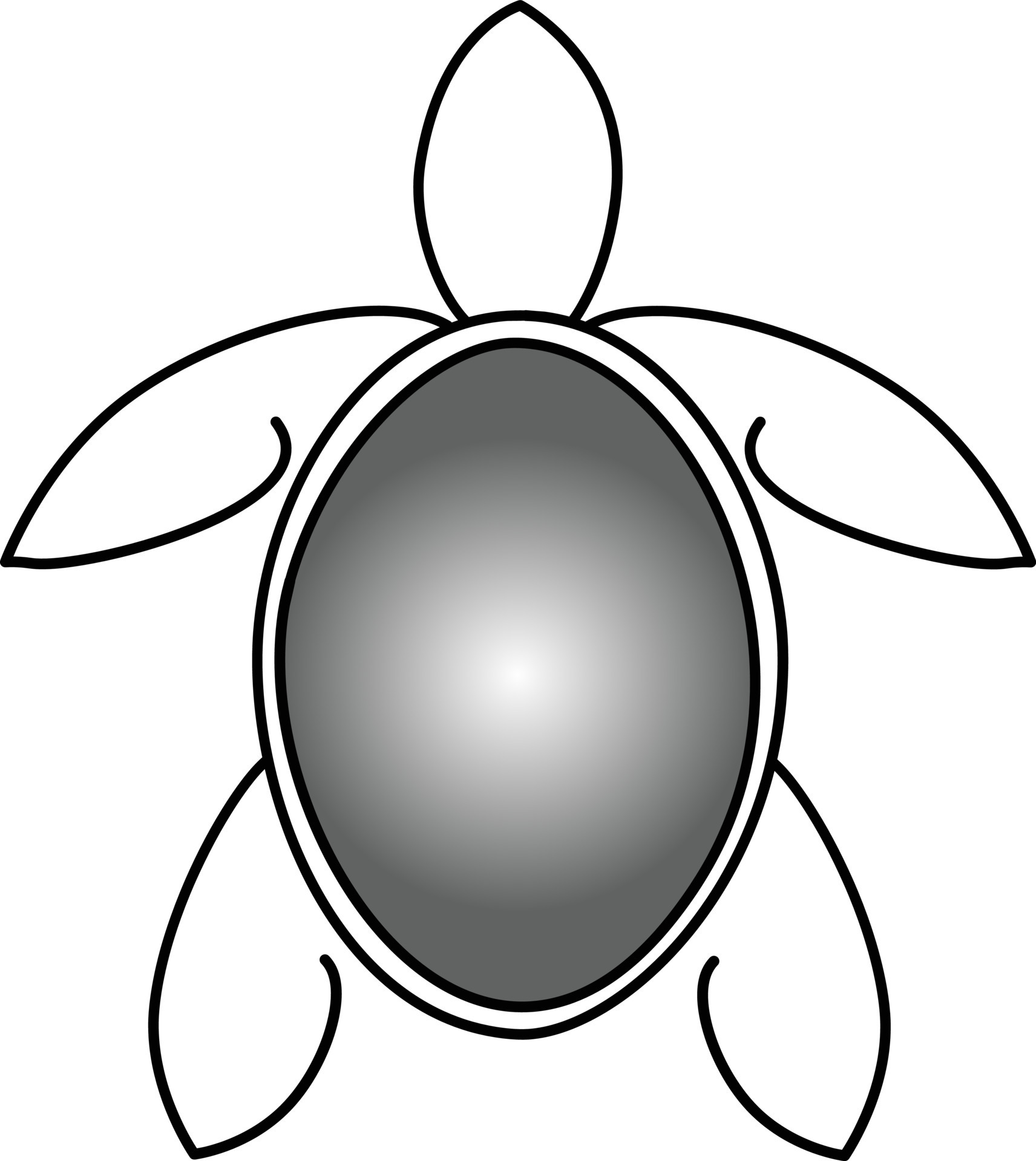 Simple clipart style turtle 22780649 Vector Art at Vecteezy