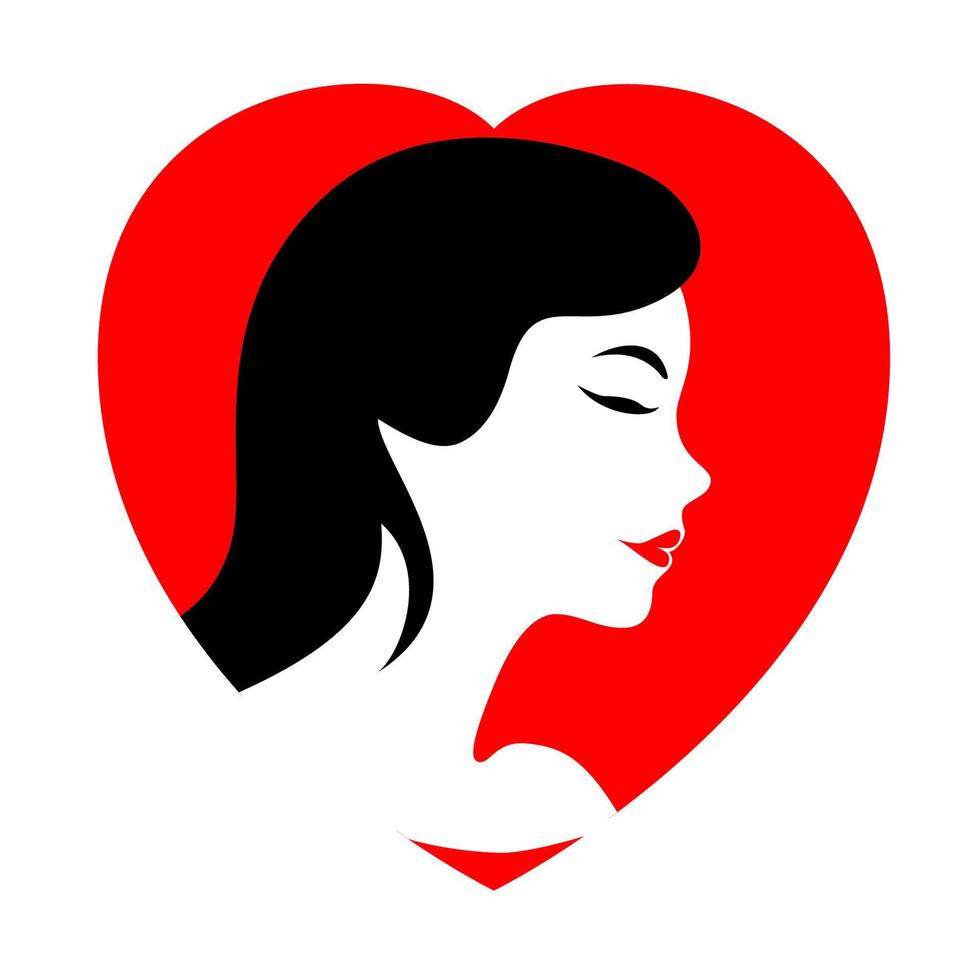 Woman Face Silhouette Vector Illustration 22781142 Vector Art At Vecteezy