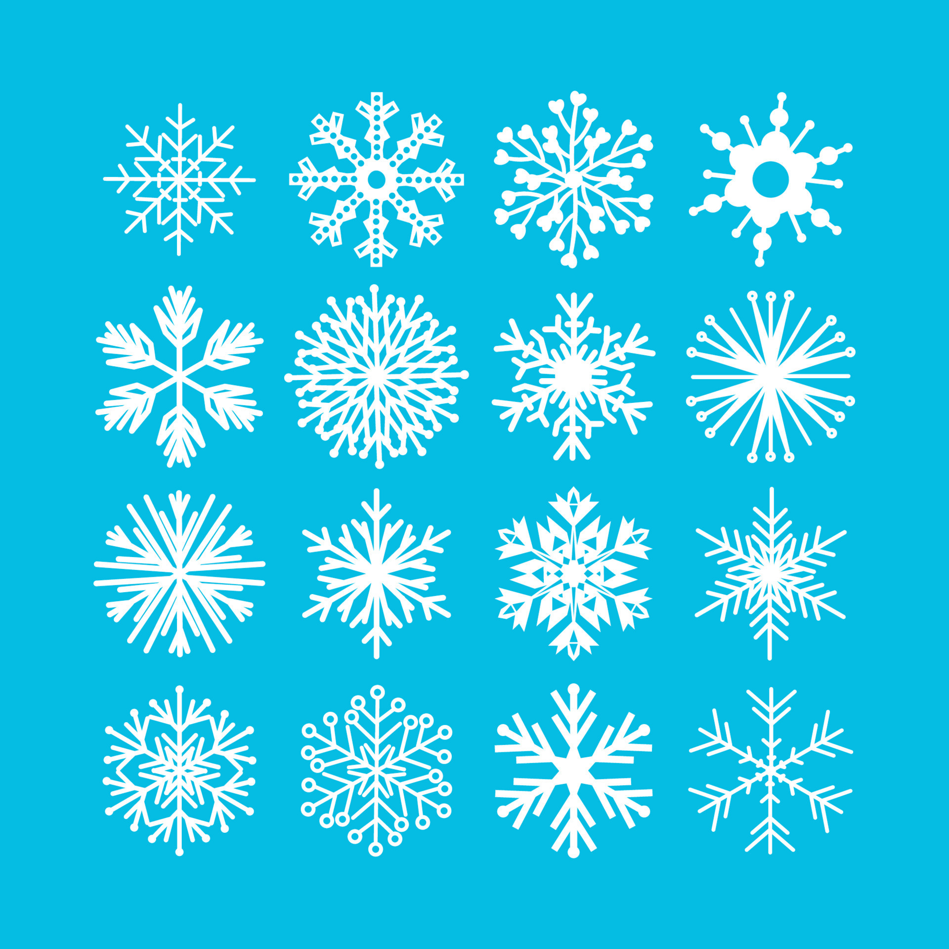 Free Vector Snowflake Clipart