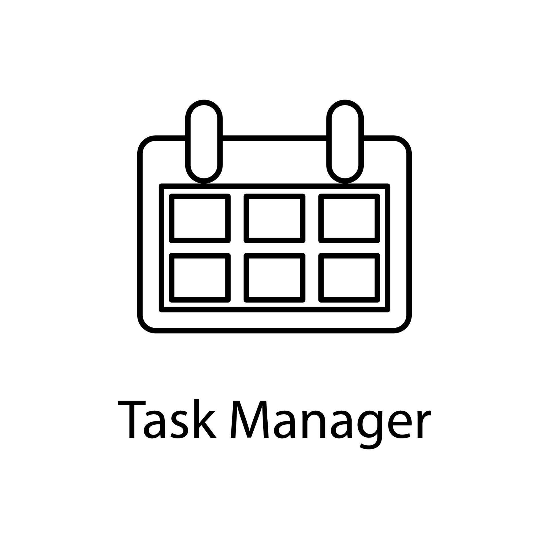 task manager vector icon 22782049 Vector Art at Vecteezy
