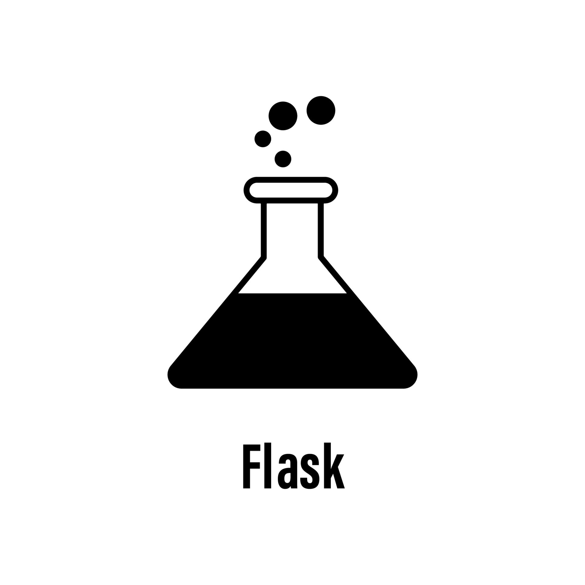 Flask vector icon 22782127 Vector Art at Vecteezy