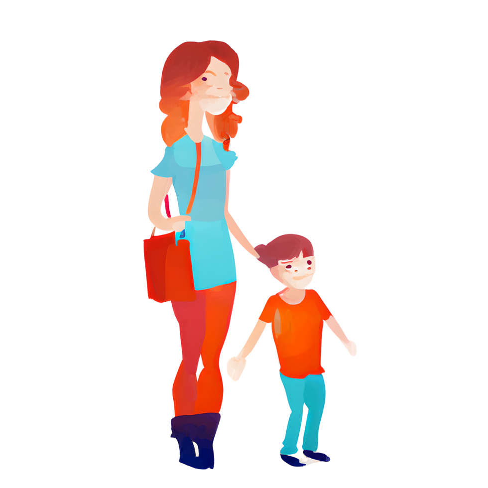 Happy Mother Day Illustration Water Color 22782296 Png