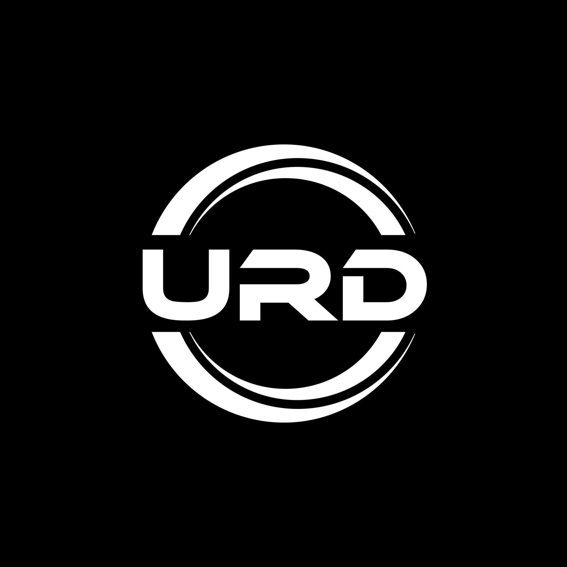 Urd Letter Logo Design In Illustration Vector Logo Calligraphy Designs For Logo Poster