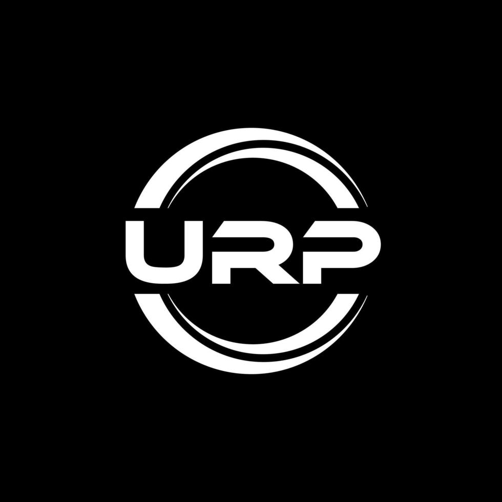 urp letra logo diseño en ilustración. vector logo, caligrafía diseños para logo, póster ...