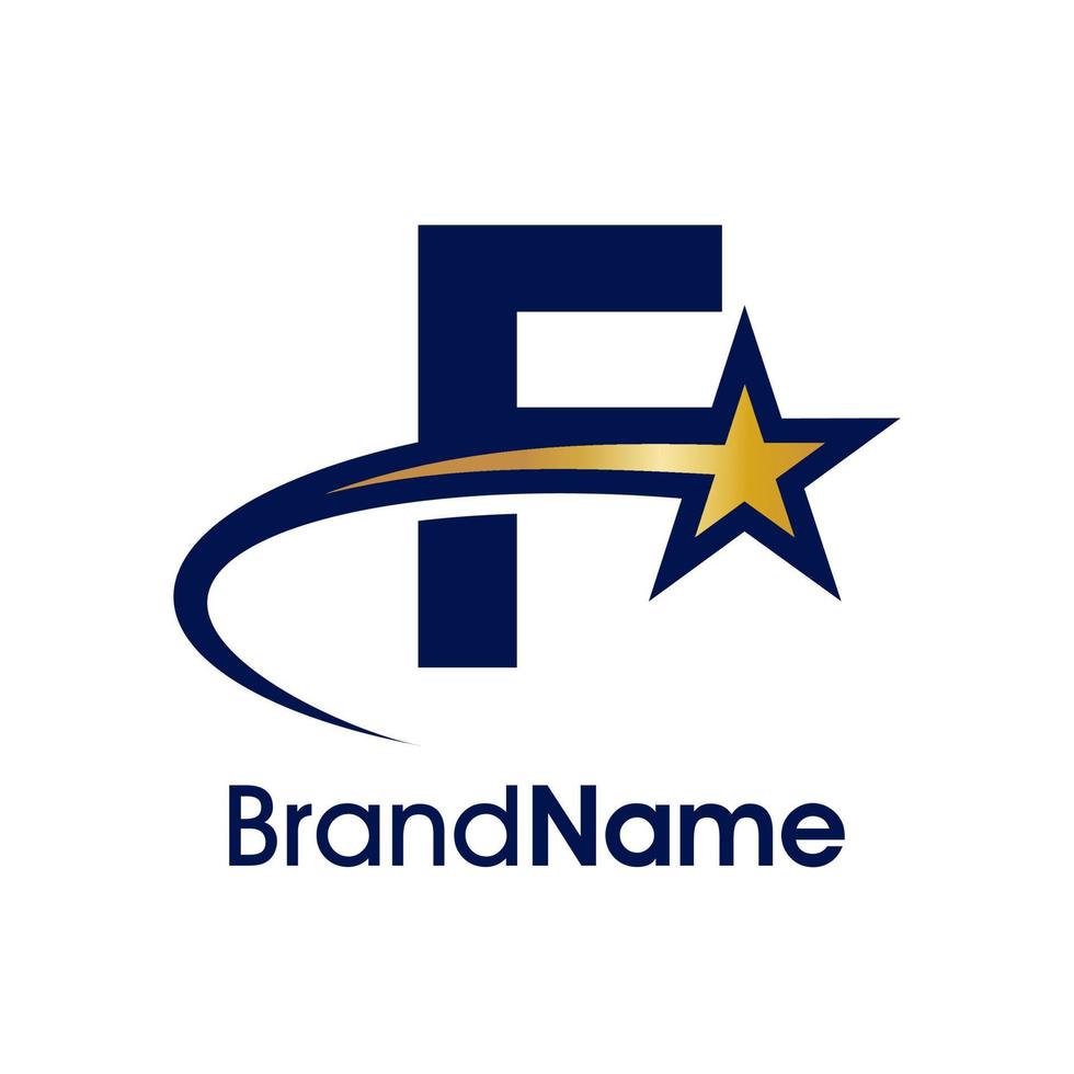 Initial F Star Logo 22783249 Vector Art at Vecteezy