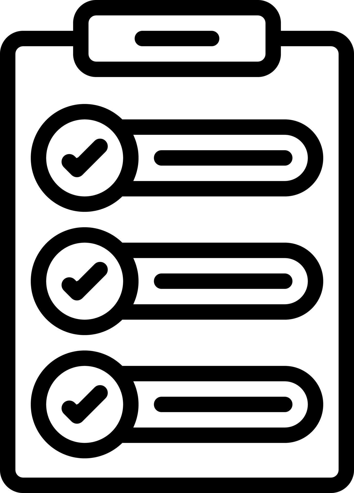 line icon for task 22783345 Vector Art at Vecteezy