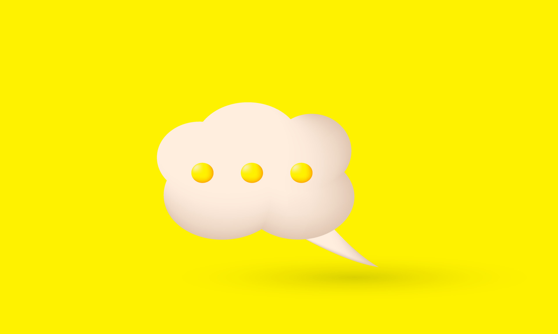 3d Realistic Cartoon Vector Cloud Chat Message Icon Trendy Modern Style Object Symbols Isolated