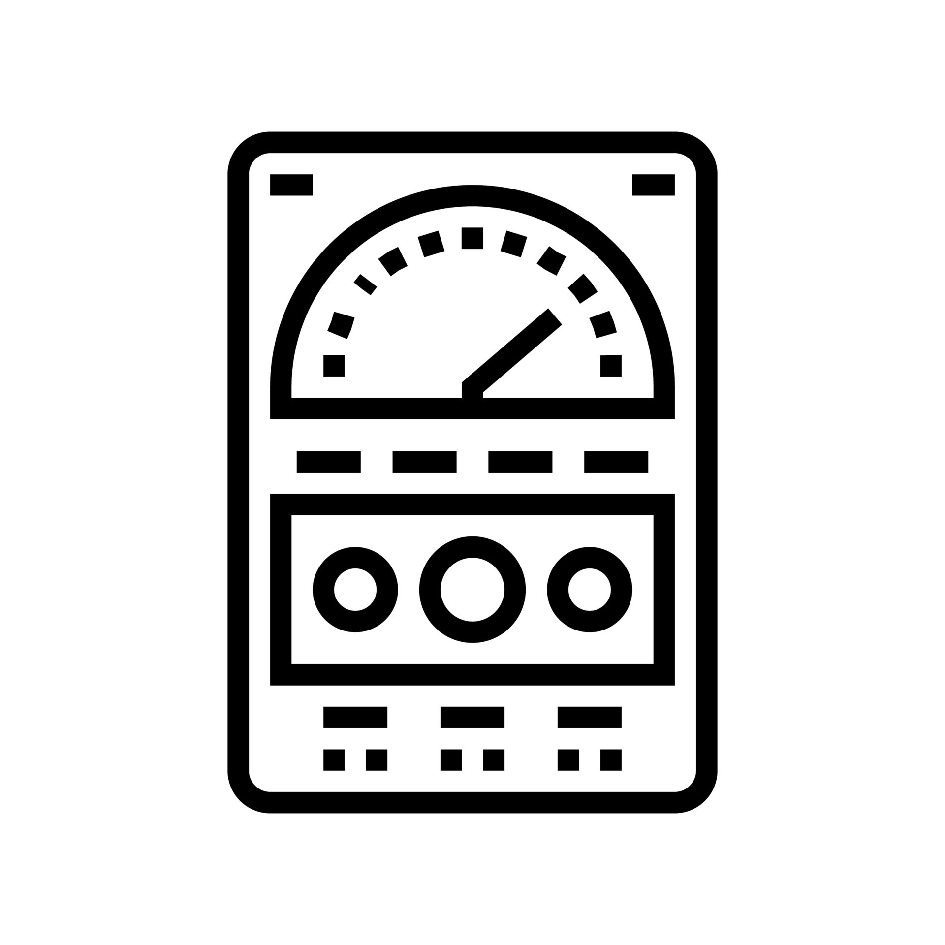 Test Equipment Tool Work Line Icon Vector Illustration 22789331 Vector