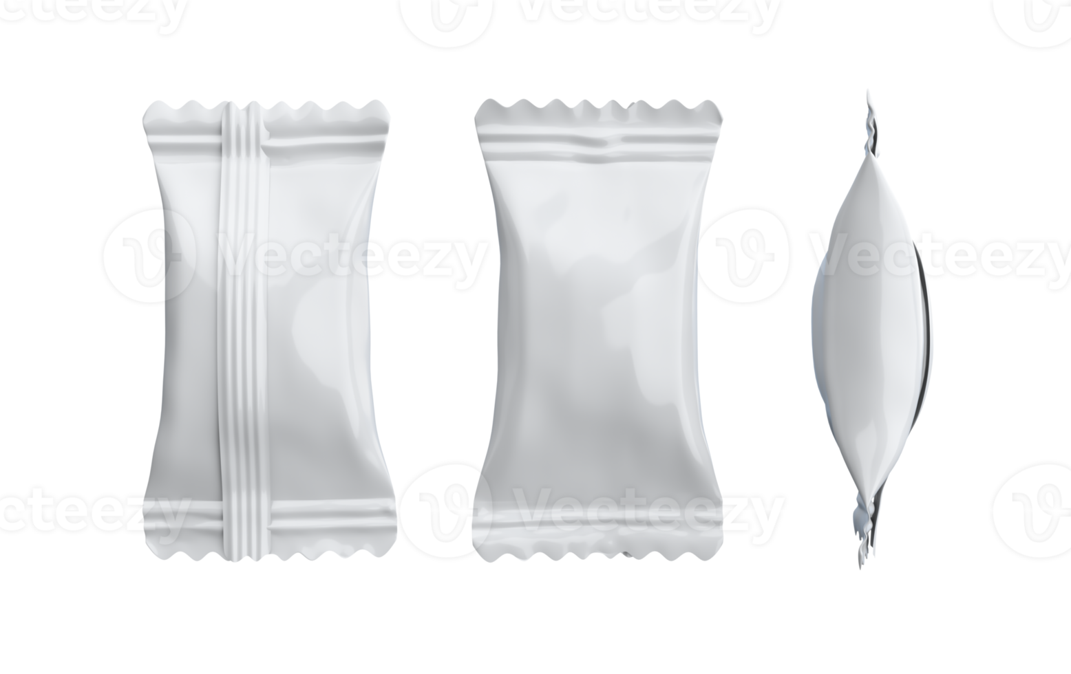 Candy Wrapper Packaging White Polyethylene Package Snack Bar 3d Illustration 22790642 Png
