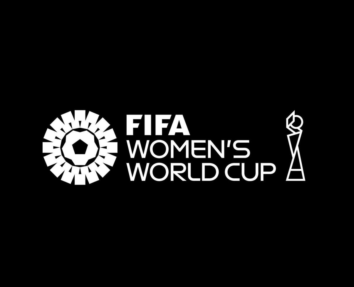 Fifa Womens World Cup 2023 Official Logo White Champion Symbol Design