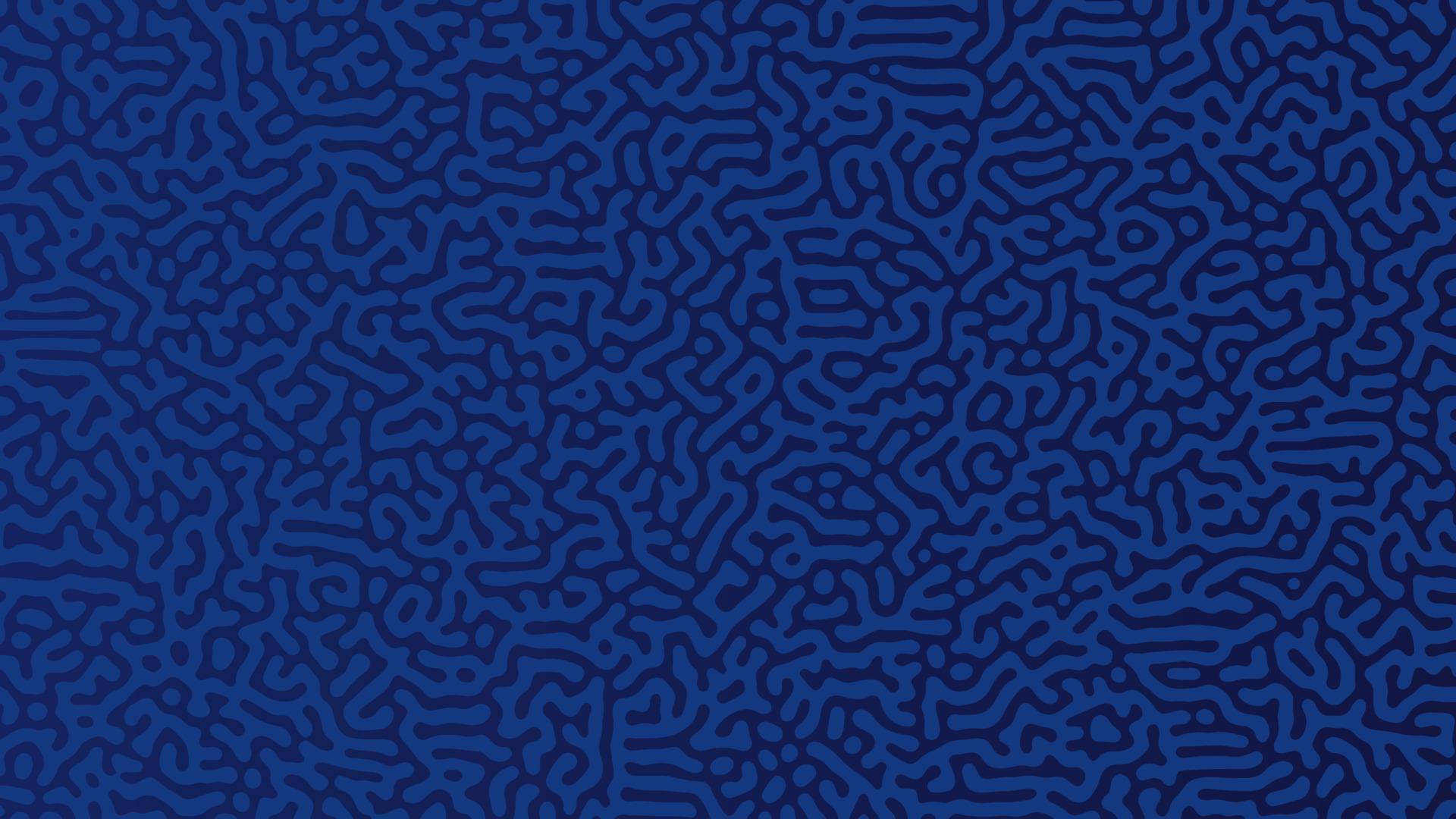 Blue Turing Reaction Background Abstract Diffusion Pattern With Chaotic Shapes Vector