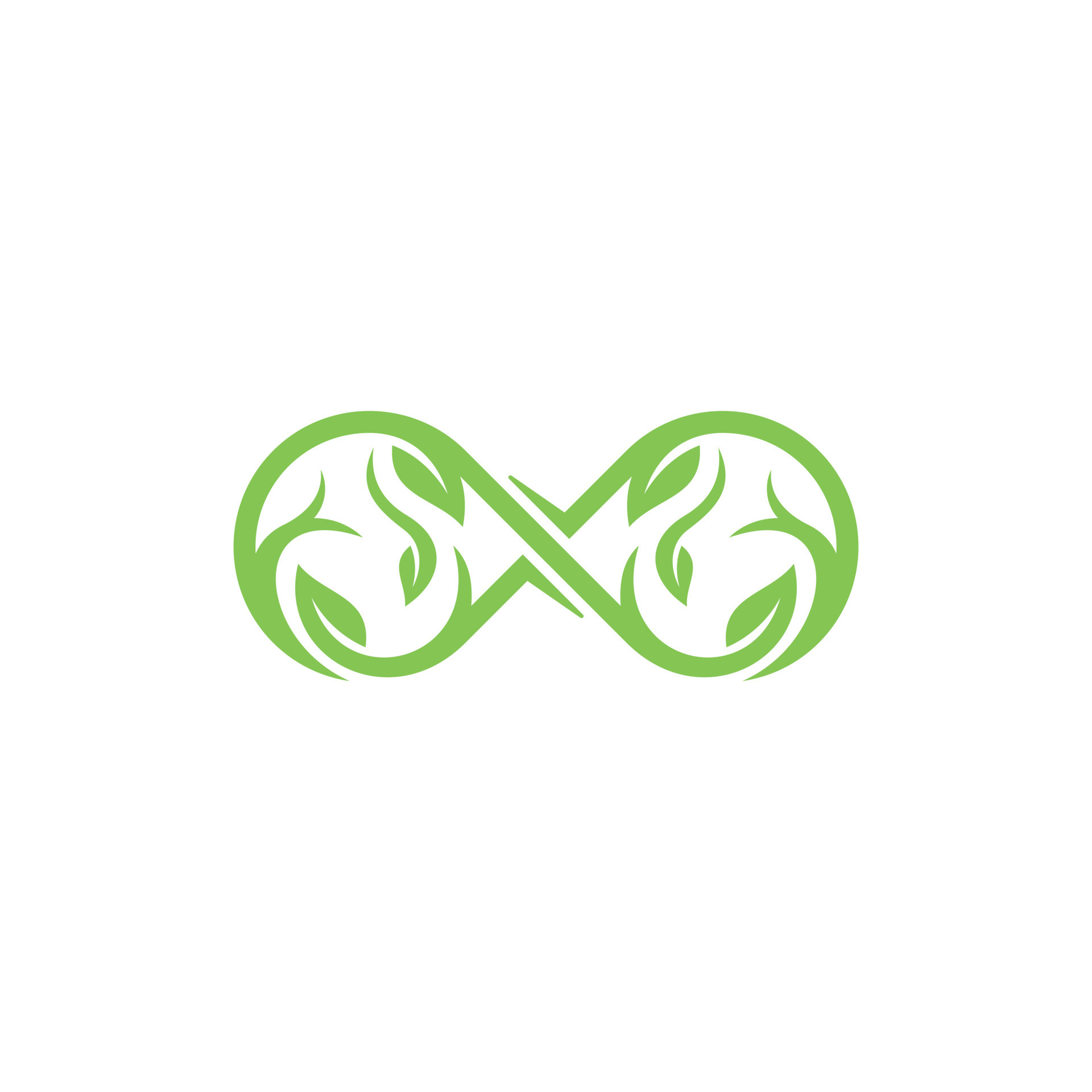 Infinity loop leaf nature modern logo 22796471 Vector Art at Vecteezy Infinity loop leaf nature modern logo 22796471 Vector Art at Vecteezy