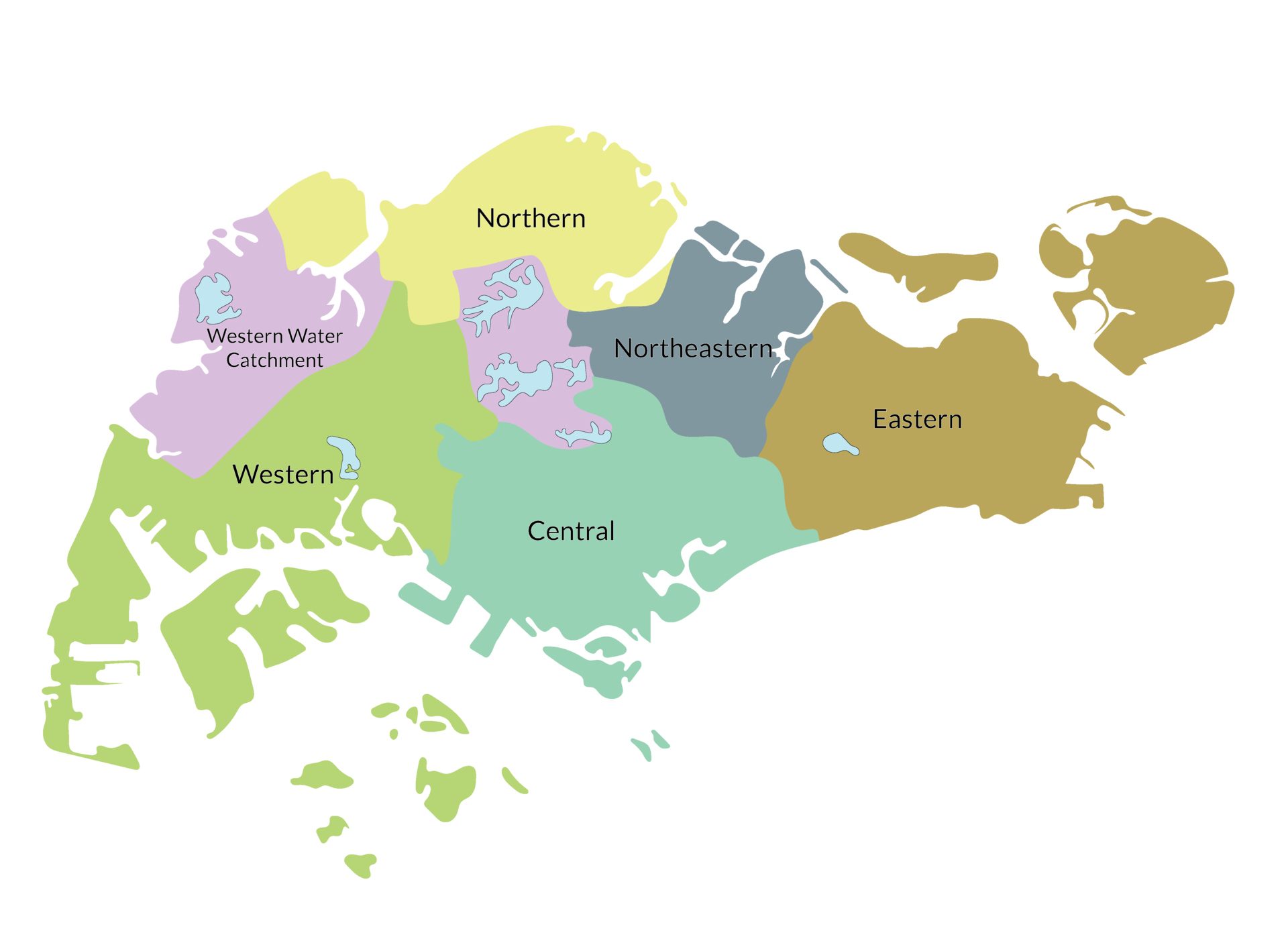 Singapore Carta Geografica Con Multicolore Sei Regioni 22797974 PNG singapore-carta-geografica-con-multicolore-sei-regioni-22797974-png