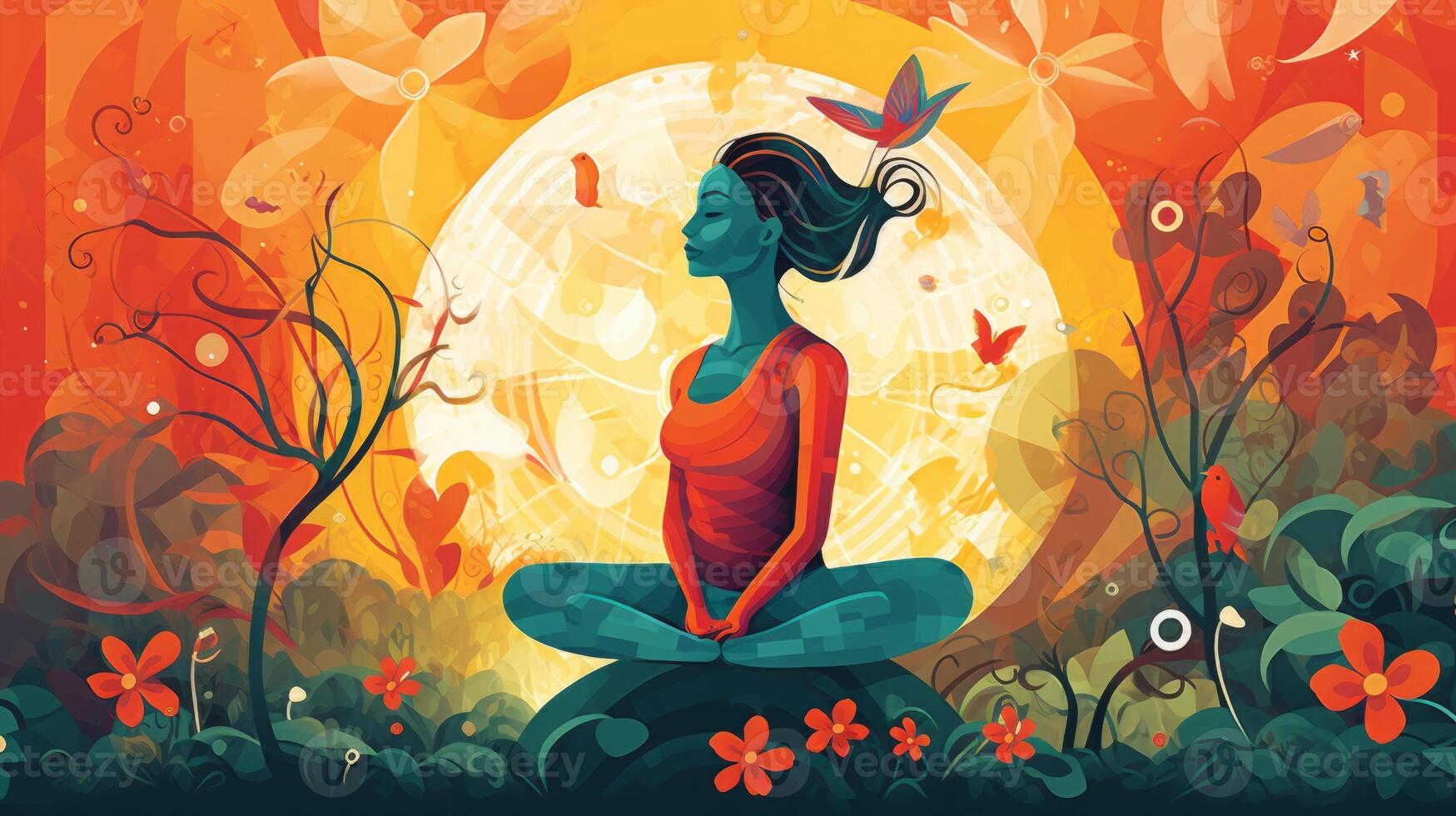 A visually compelling and high-quality illustration colorful Art ... A visually compelling and high-quality illustration colorful Art ...