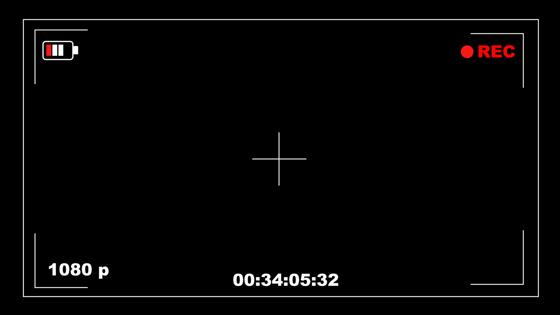 Modern video camera viewfinder frame 22803341 Vector Art at Vecteezy