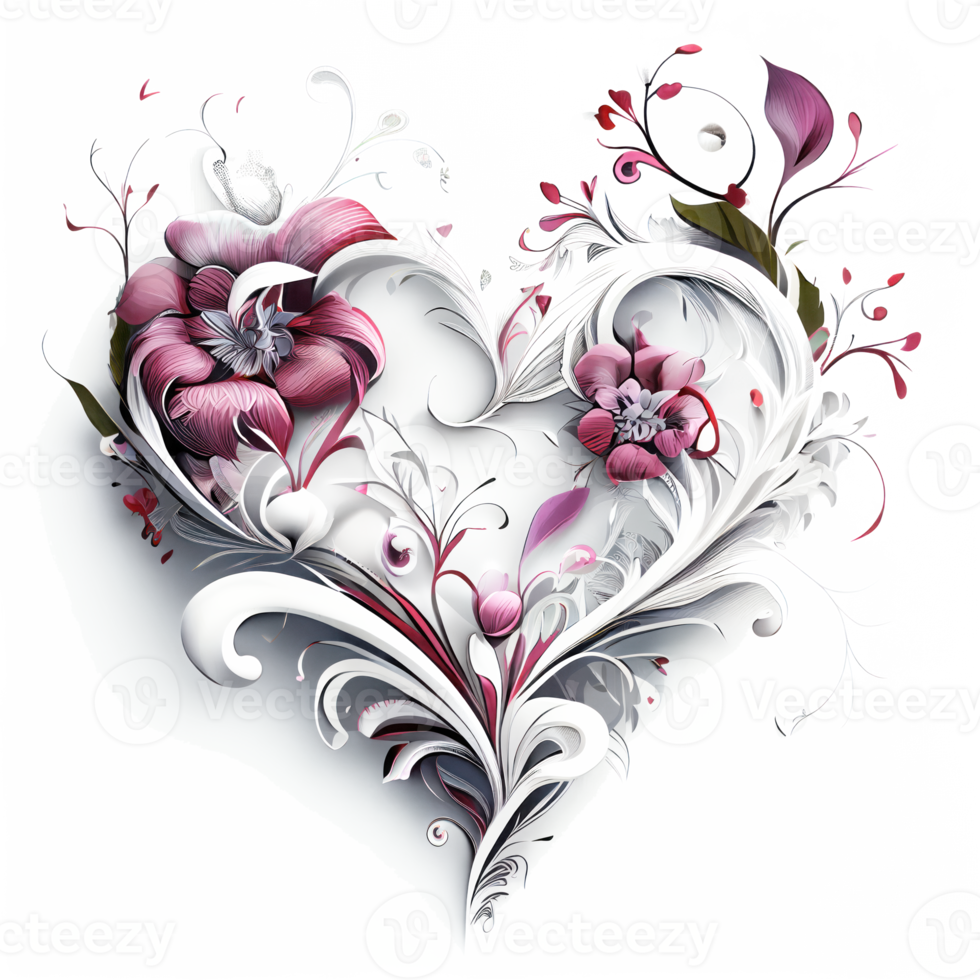 Rose Heart Fantasy Ai Generated 22805614 Png