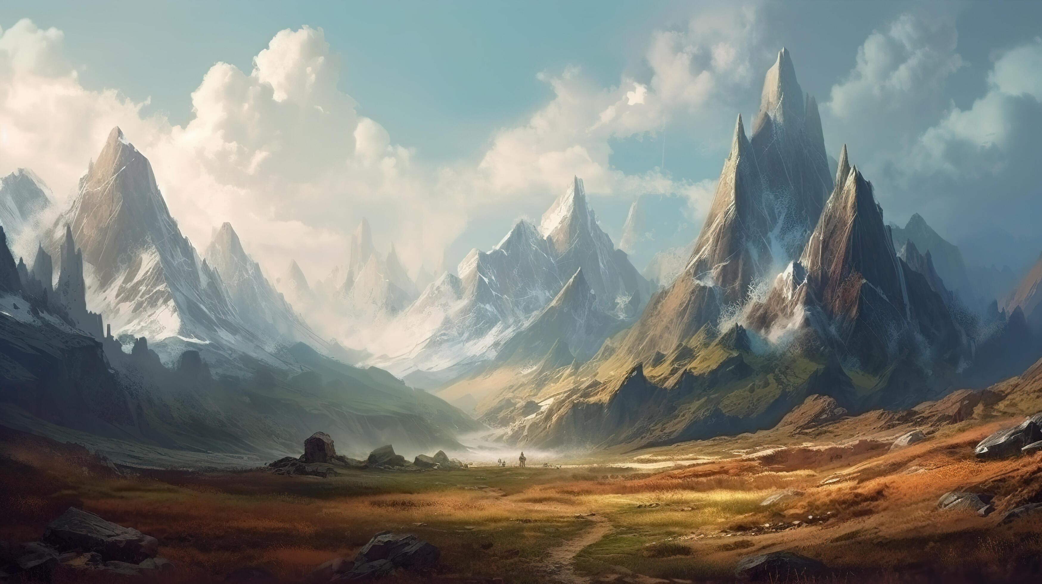 Concept Art Landscape Mountain