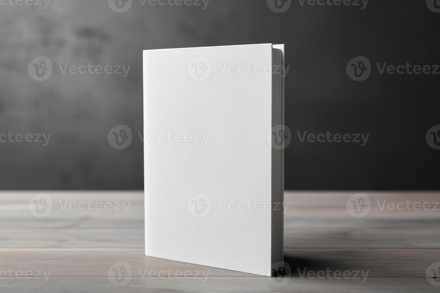 Blank White Book Cover for Mockup Illustration 22817032 Stock Photo at ...