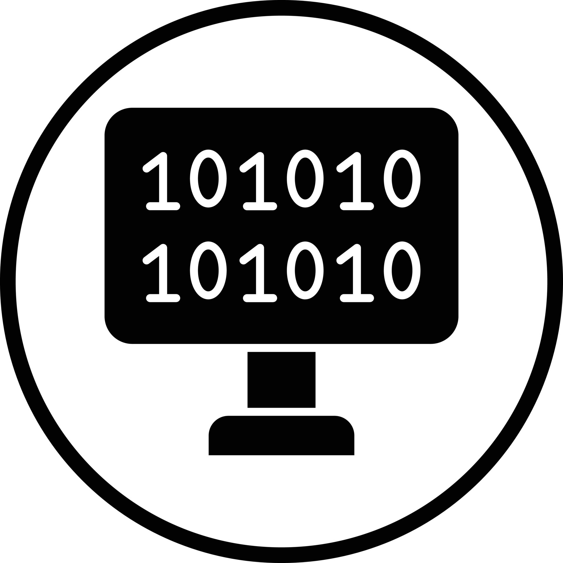 Binary Code Vector Icon Design 22817343 Vector Art at Vecteezy