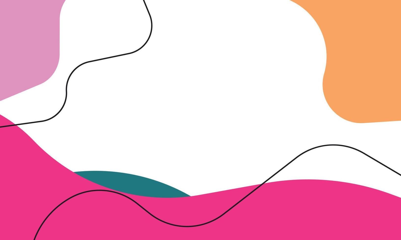 Modern Minimalist Hand-Drawn Bohemian Style Abstract Background ...