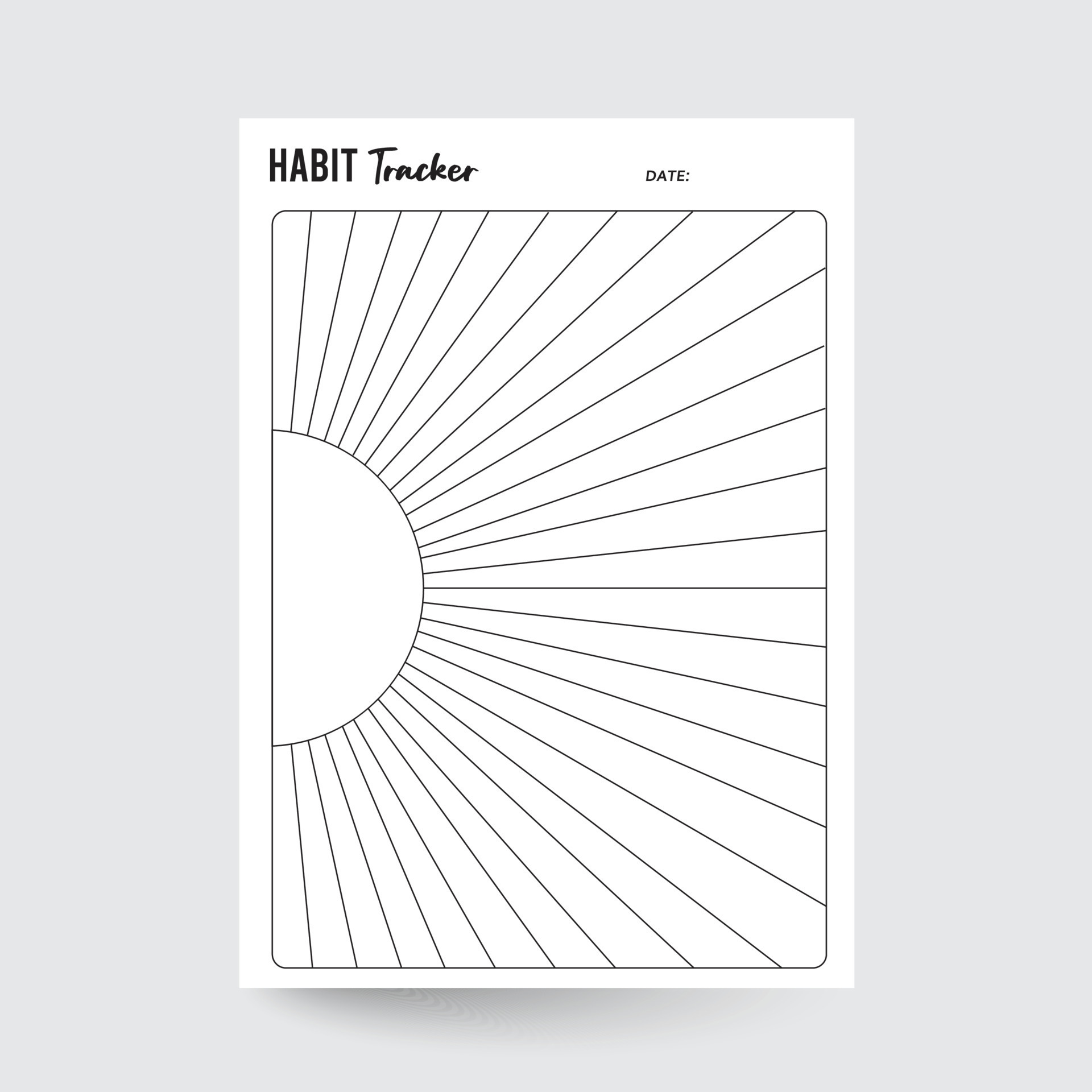 Radial Habit Tracker,Gratitude Journal,Mood Tracker,Mood Journal ...