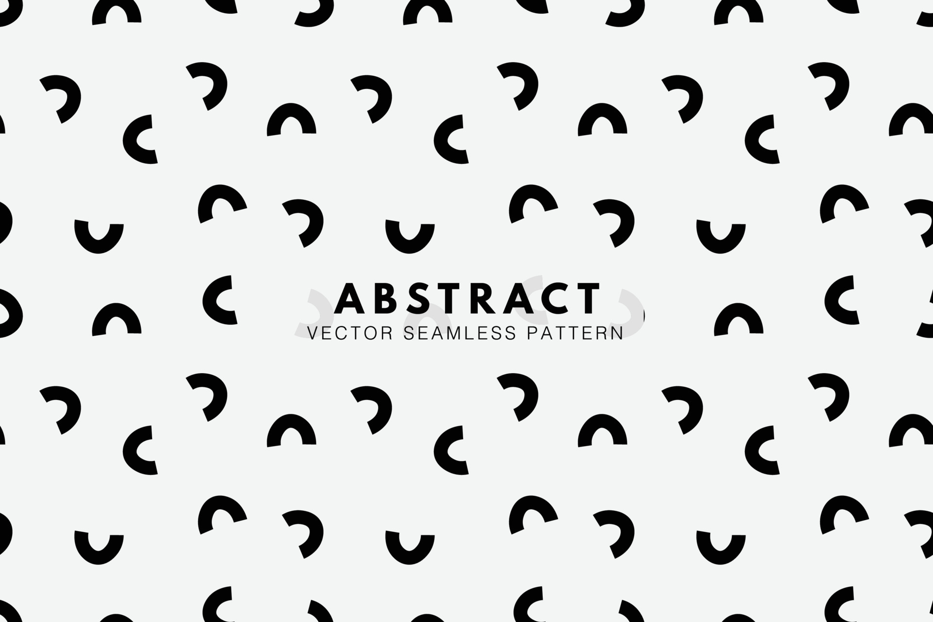 Curve Lines Shape Abstract Seamless Repeating Pattern 22819623 Vector