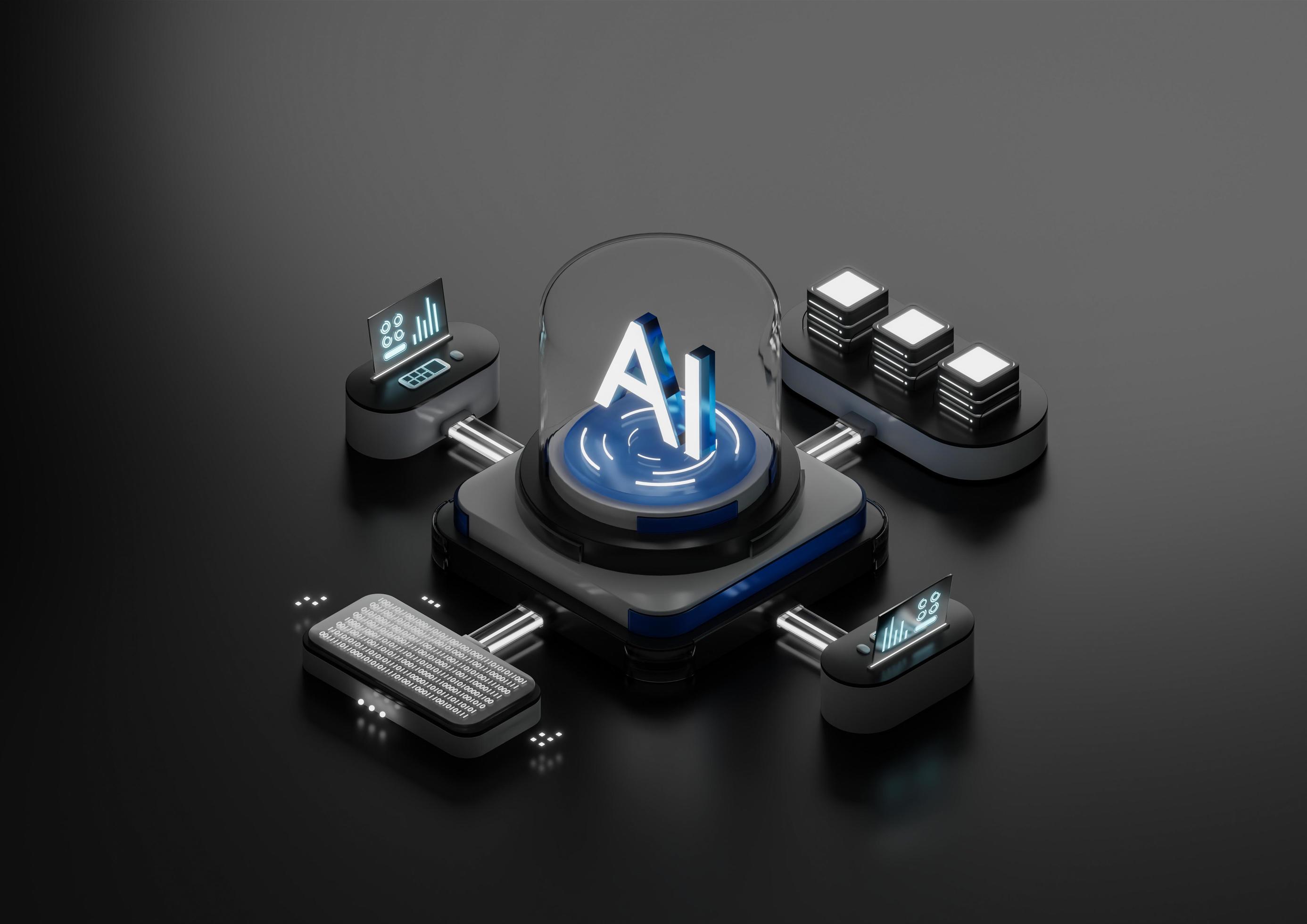 Artificial intelligence server 22819855 Stock Photo at Vecteezy